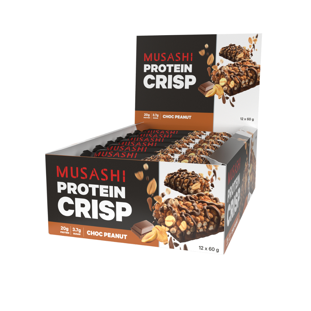 New ! Musashi Protein Crisp โปรตีนแท่งกรุบกรอบ โปรตีน 20 กรัม | Shopee ...