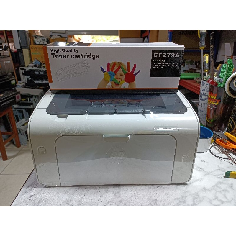 HP LaserJet Pro M12aเครื่องปริ้นเตอร์มือสองพร้อมใช้งานพร้อมโทนเนอร์ใหม่ ...