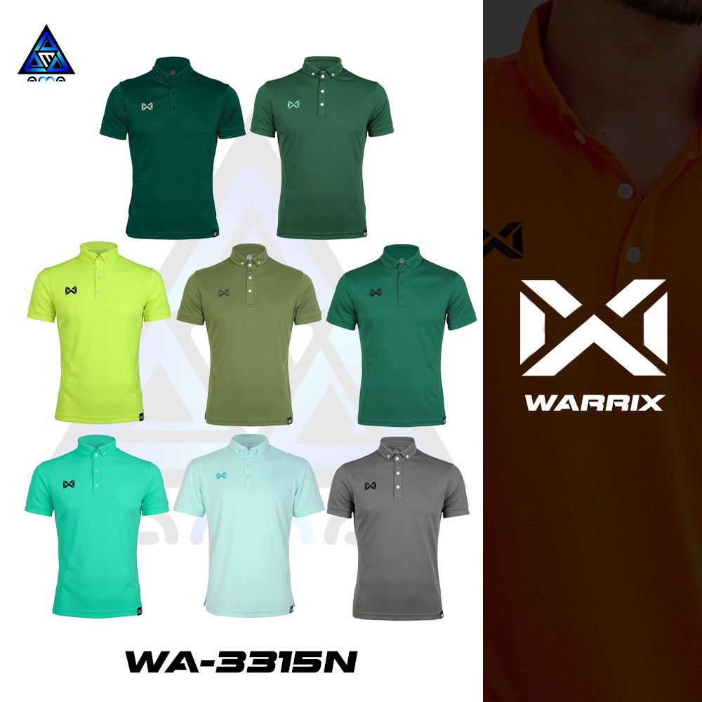 เสื้อ WARRIX รุ่น CLASSIC รหัส WA-3315N วาริกซ์ เสื้อโปโล WARRIX ชายและ ...