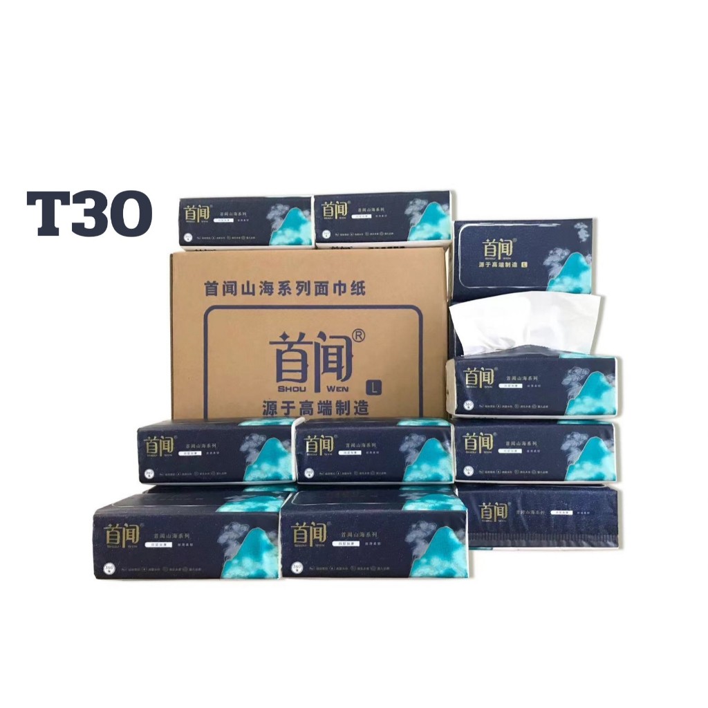 ลังละ20ห่อ กระดาษทิชชู่ shou wen เบาลม ทิชชู่ ห่อยาว หนา 4 ชั้น 360 ...
