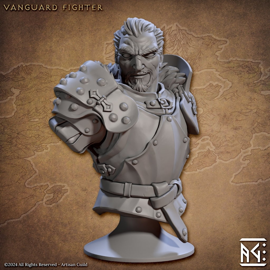 Vanguard Fighter B (Bust) - Vanguard Fighters Guild - Humanoid Human ...