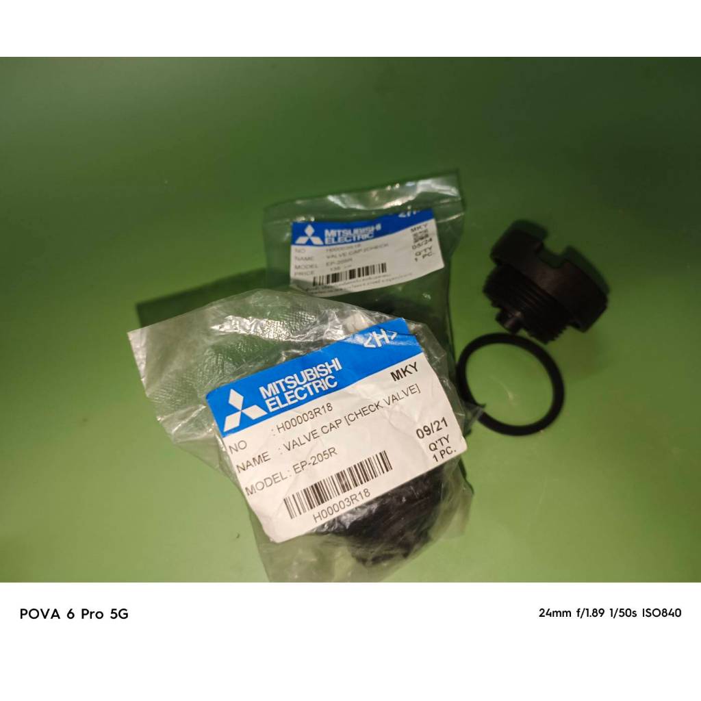 ฝาปิดเช็ควาว Valve cap (check valve) ปั๊มน้ำมิตซูบิชิ | Shopee Thailand