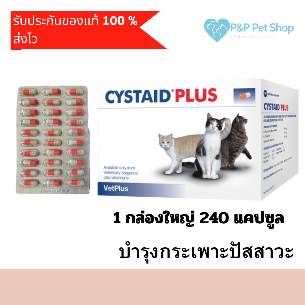 (ส่งไว ของแท้จากบริษัท)CYSTAID PLUS อาหารเสริมบำรุงทางเดินปัสสาวะ 1 ...