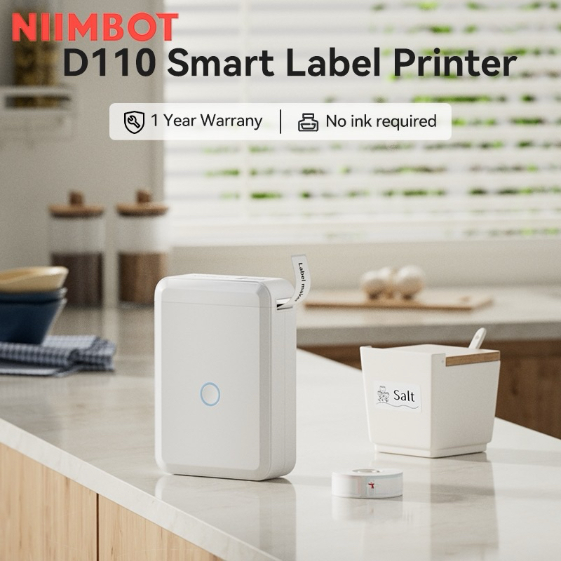 NIMBOT D110 เครื่องพิมพ์สติกเกอร์ฉลากแบบพกพา Bluetooth ไร้สาย (มือสอง ...