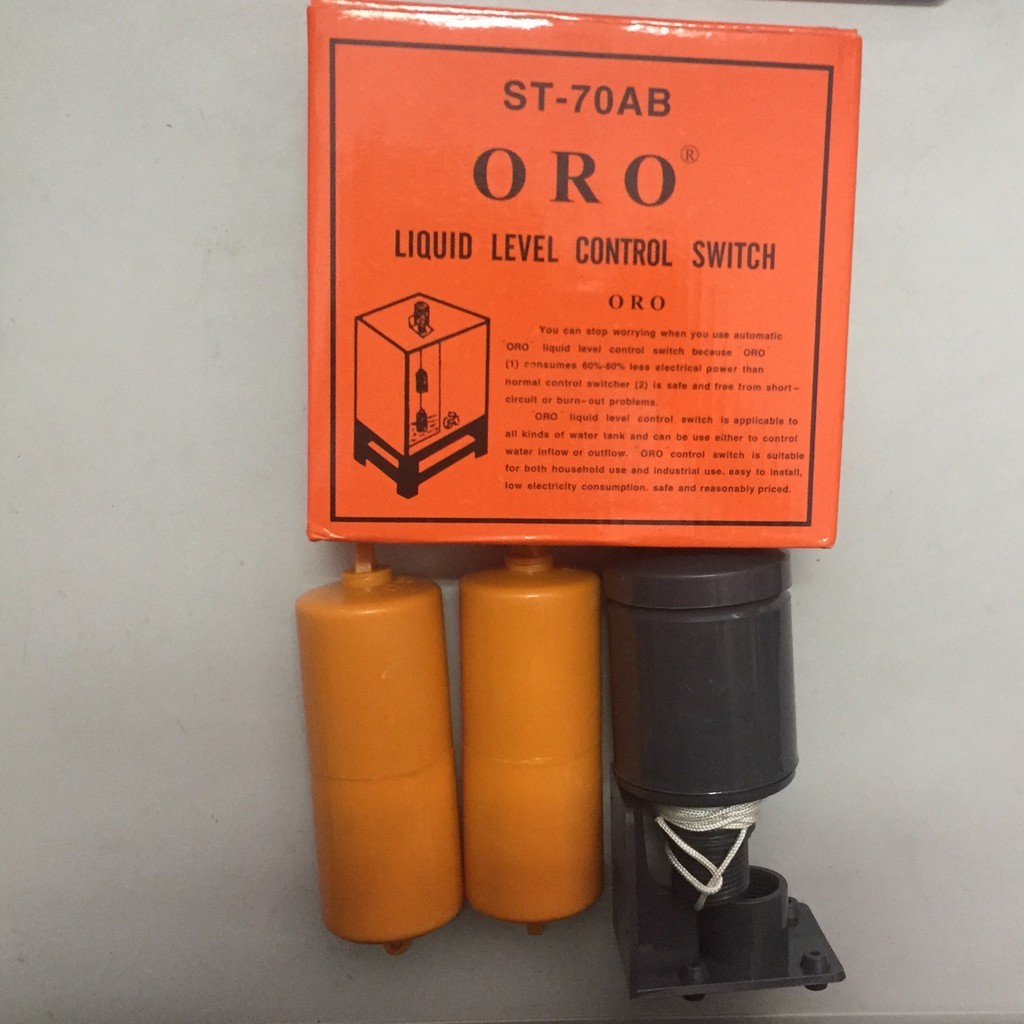 ลูกลอยไฟฟ้า ลูกลอย ORO ST-70AB ลูกลอยแท้งน้ำ ใช้ปรับระดับน้ำอัตโนมัติ ...