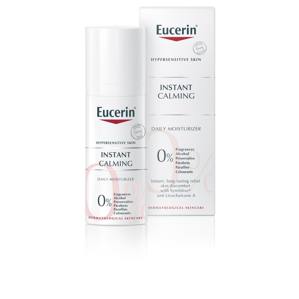 Eucerin INSTANT CALMING 50 ML บำรุงผิวหน้าแดง แพ้ง่าย ต้องการการดูแล ...