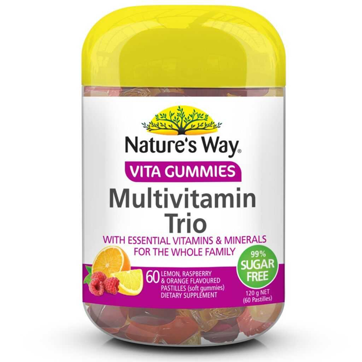 Natures way vita gummies multivitamin trio เนเจอร์เวย์ ไวต้า กัมมี่ มัล ...