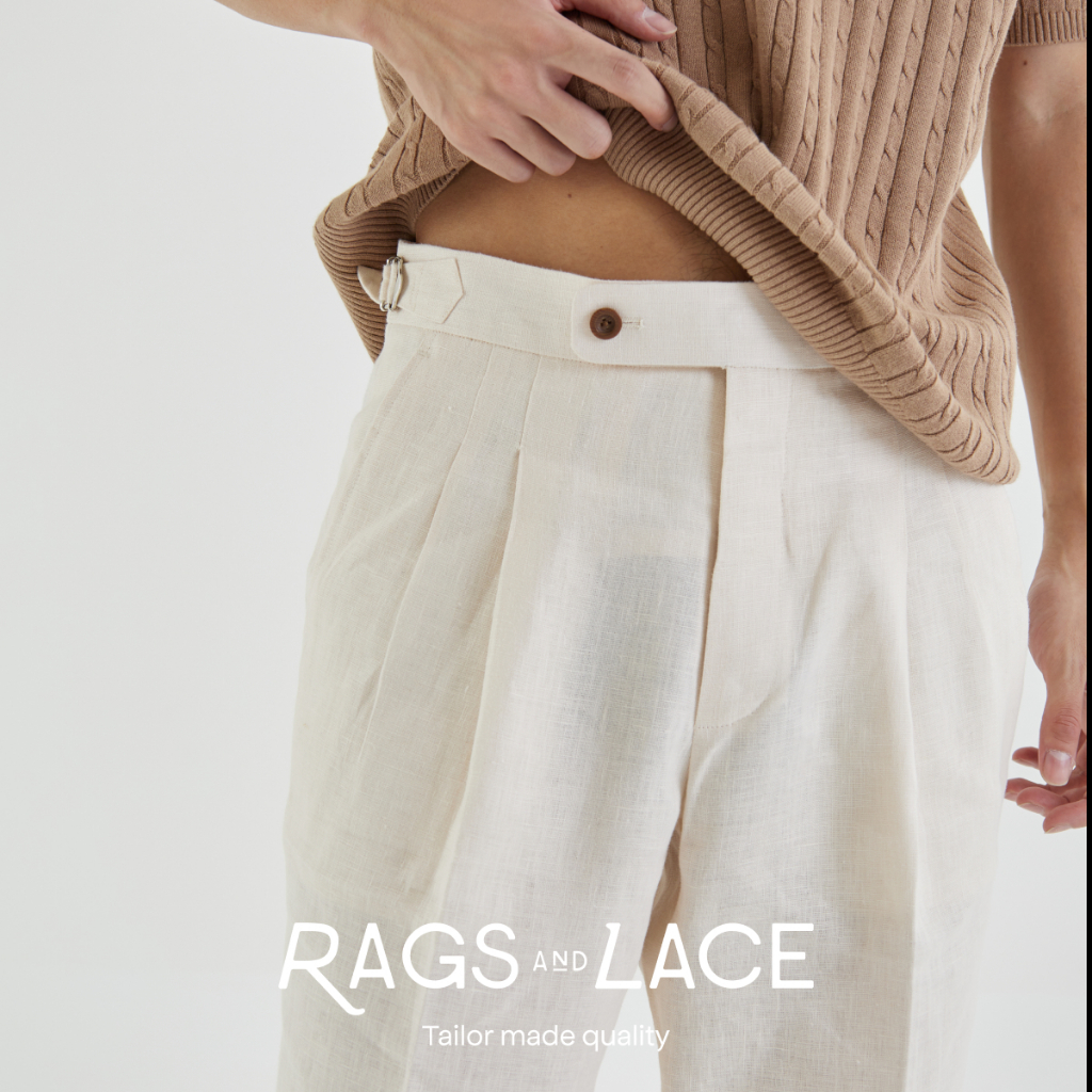 Rags and Lace กางเกง Lower Lace ผ้า Poland Linen | Shopee Thailand