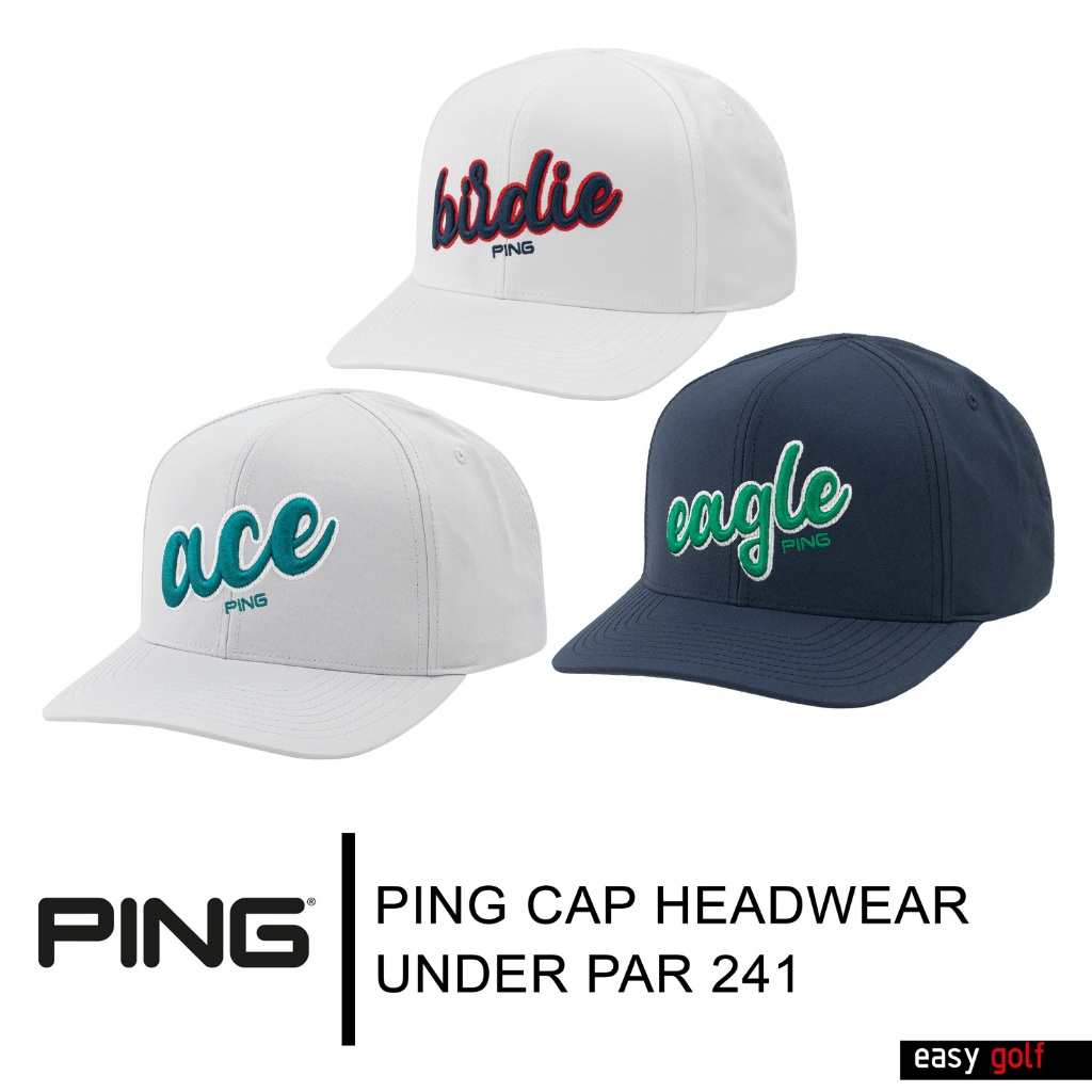 PING CAP HEADWEAR UNDER PAR 241 PING CAP MEN หมวกกอล์ฟ หมวกกีฬาผู้ชาย ...