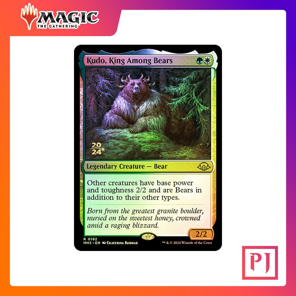 [MTG] Kudo, King Among Bears (Prerelease) [MH3] [MULTI] [RARE] [FOIL ...