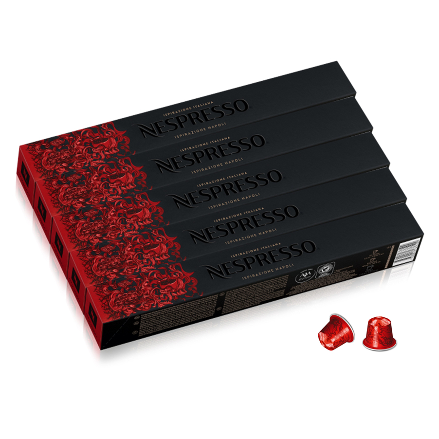 Nespresso Ispirazione Napoli Ground Coffee 50 Capsules เนสเพรสโซ อิซปิ ...