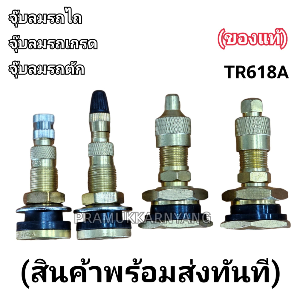 จุ๊บลมเรเดียล รถไถ รถเกรด รถตัก แบบไม่ใช้ยางใน TR618A จุ๊บรถเกรด จุ๊บลม ...