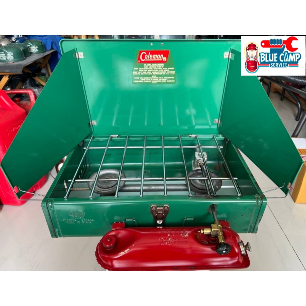 เตาน้ำมัน Coleman 2 Burner 425E Compact Stove มือ 2 Made in USA ...
