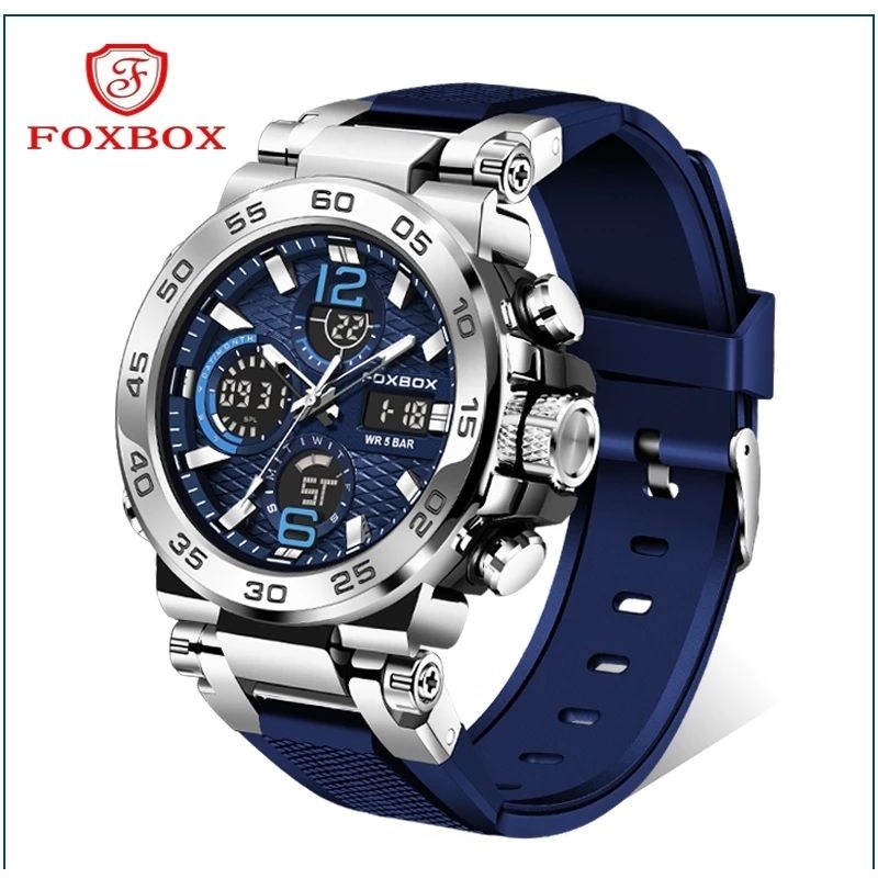 LIGE FOXBOX นาฬิกานาฬิกาหรูหราสำหรับผู้ชาย พร้อมกล่อง พร้อมส่งของอยู่ในไทย | Shopee Thailand