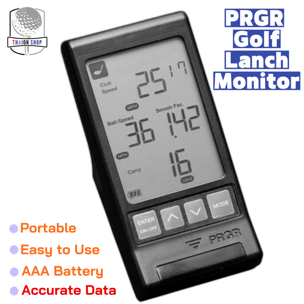 [🚚 จัดส่งไว] PRGR Golf Launch Monitor(HS-130A)_Thai Manual | Shopee ...