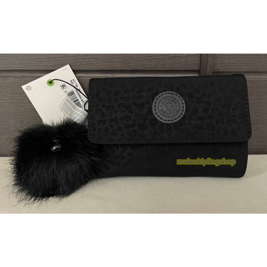 ส่งฟรี EMS Kipling Pixi Wallet - Shimmerin Spot สีดำ พวงกุญแจลิงปอม ...