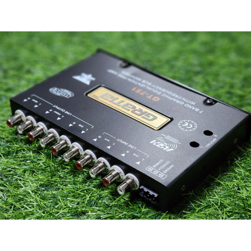 ปรี7แบรน GRATIA แท้ รุ่น GT-751 ปรี 7แบรน งานแท้ เสียงดี เครื่องเสียงรถยนต์ ปรีแอมป์ ตัวปรับ ...