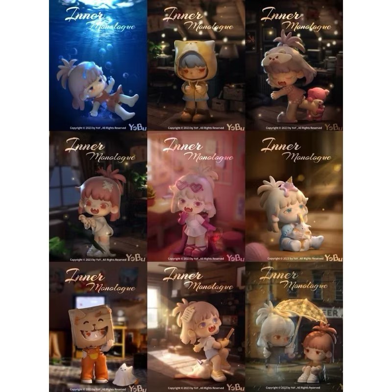 (เก็บโค้ดในVideo/Live) Yobu Inner Monologue Series ลุ้นซีเครต กล่องสุ่ม ของแท้ | Shopee Thailand