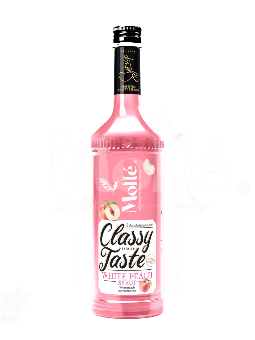 น้ำเชื่อมกลิ่น พีชขาว ตราโมลเล่ Molle Syrup White Peach 710ml | Shopee ...