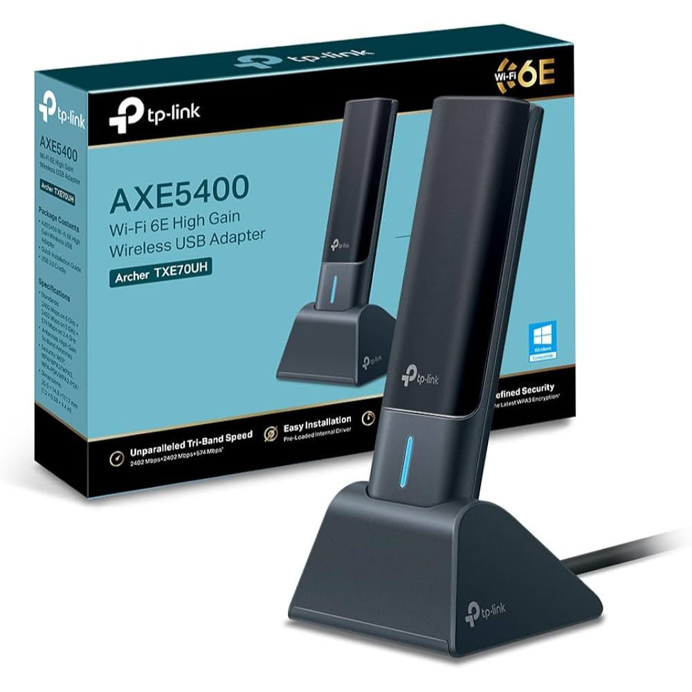 TP-LINK Archer TXE70UH AXE5400 Wi-Fi 6E High Gain Wireless USB Adapter (ดัวรับสัญญาณอินเตอร์เน็ต ...