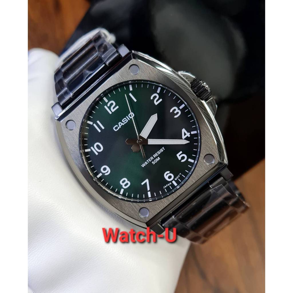 Casio Standard นาฬิกาข้อมือผู้ชาย สายสแตนเลสรมดำ MTP-E730B รุ่น MTP-E730B-3A | Shopee Thailand