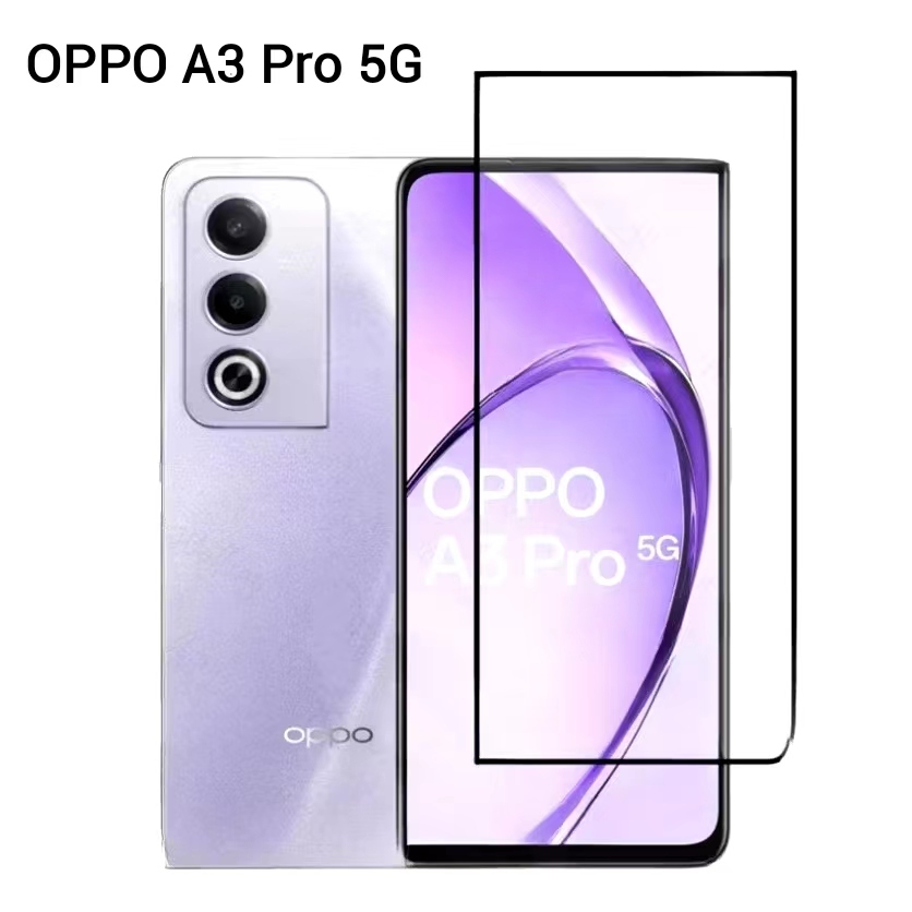 OPPO A3X/OPPO A3 Pro 5Gตรงรุ่น(ส่งในไทย)ฟิล์มกระจกเต็มจอOPPO A3Pro 5G ...