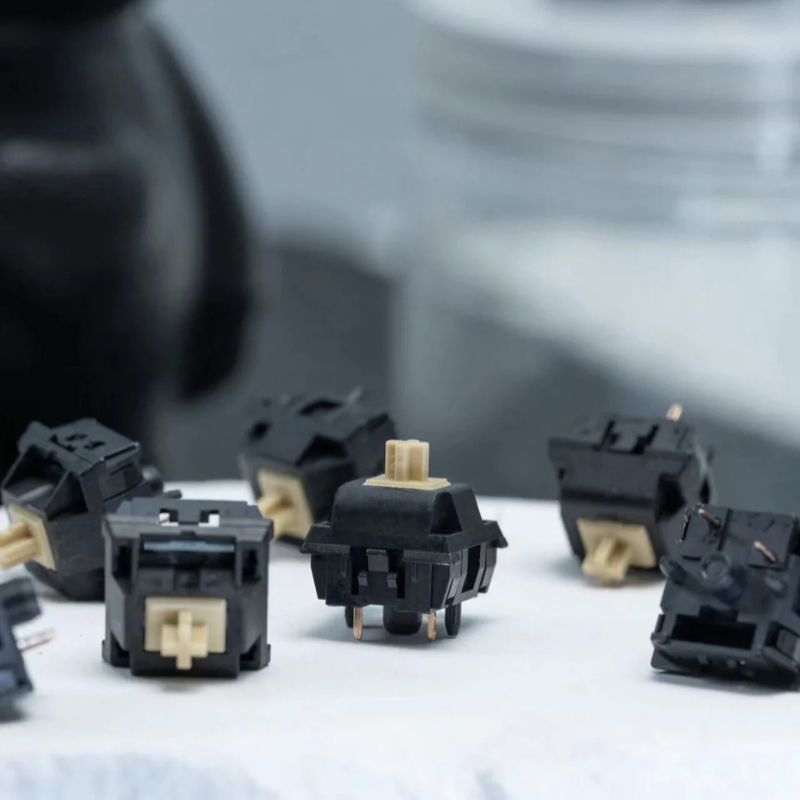 Keygeek x MZ Y3 linear switch (10ชิ้น) pre lubed สวิตช์คีย์บอร์ด 1จังหวะ | Shopee Thailand