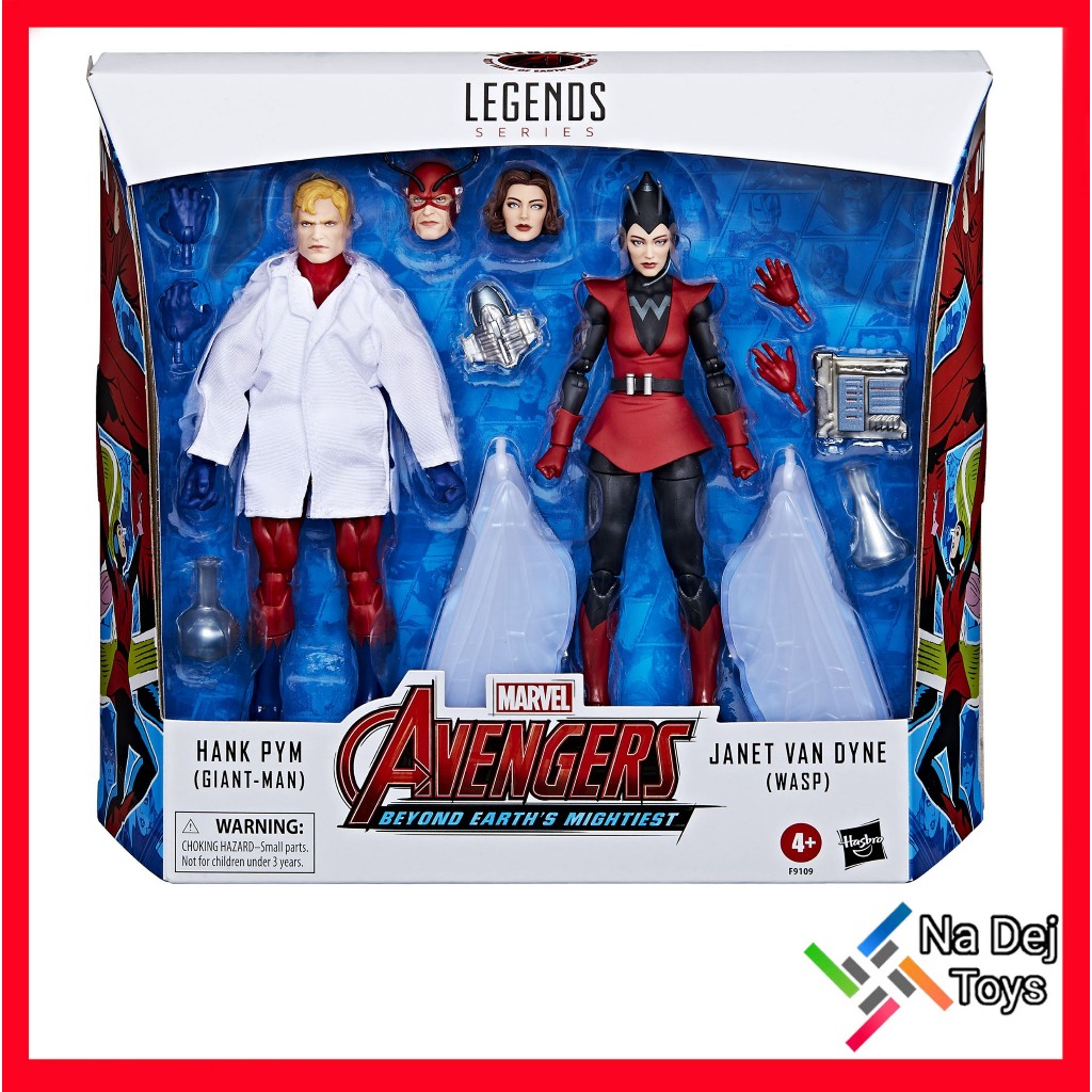 Marvel Legends Hank Pym & Jenet Van Dyne 6" Figure มาเวล เลเจนด์ส แฮงค์ ...