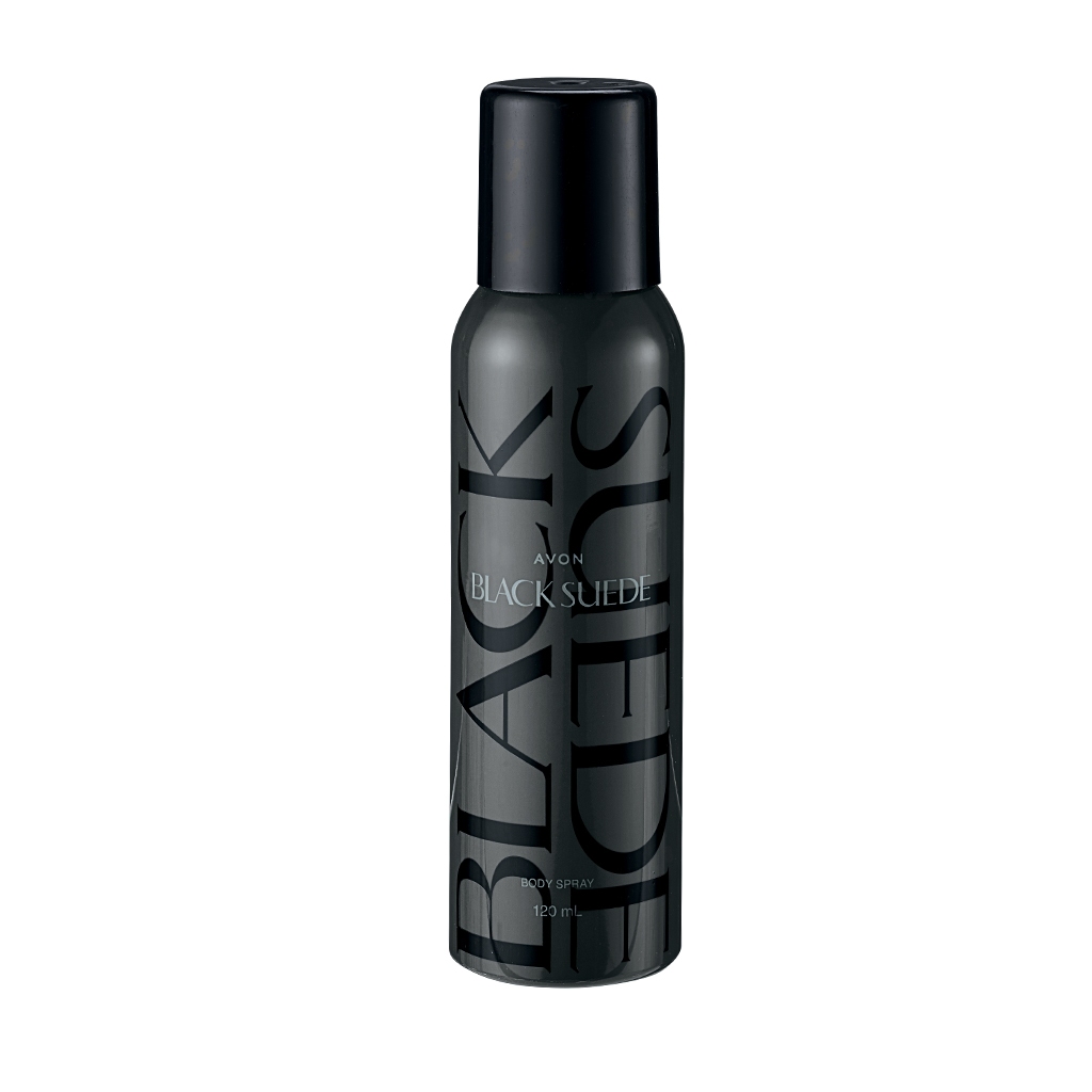 AVON Black Suede Body Spary น้ำหอม เอวอน แบล็คสุเอด บอดี้สเปรย์ 120 มล. ...