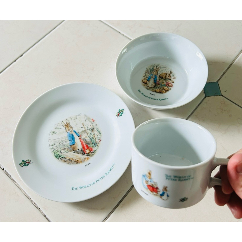 KFC ชุด peter rabbit จาน ชาม แก้วกาแฟ ครบเซ็ต | Shopee Thailand