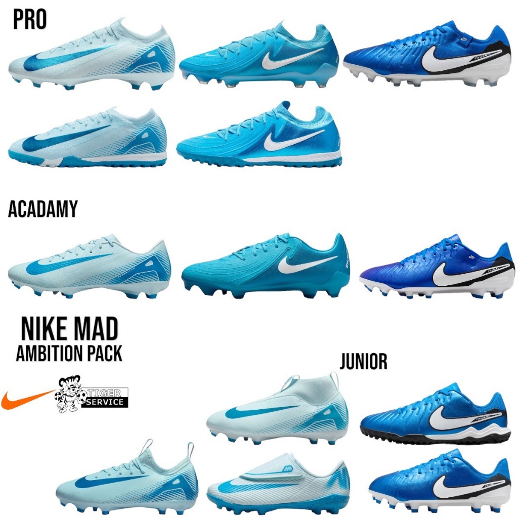 Mad Ambition Pack Nike ตัว PRO รองท็อป / Academy เบสิค รองเท้าฟุตบอล ไ ...