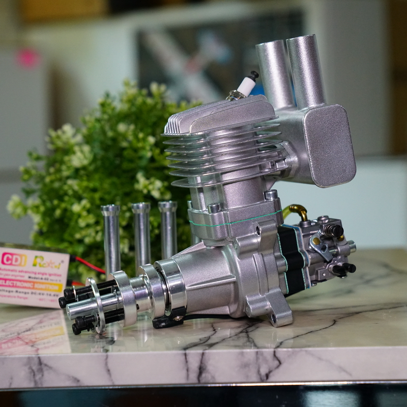 เครื่องยนต์ Stringer (RCGF) 35 CC- RE เบนซิน ท่อไอเสีย ออกด้านหลัง ...