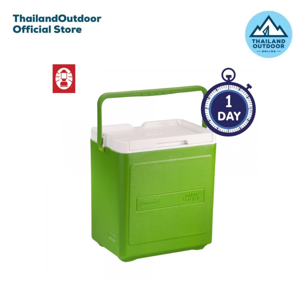 Coleman US ถังน้ำแข็ง แค้มปิ้ง รุ่น 20 Can Party Stacker Cooler ...