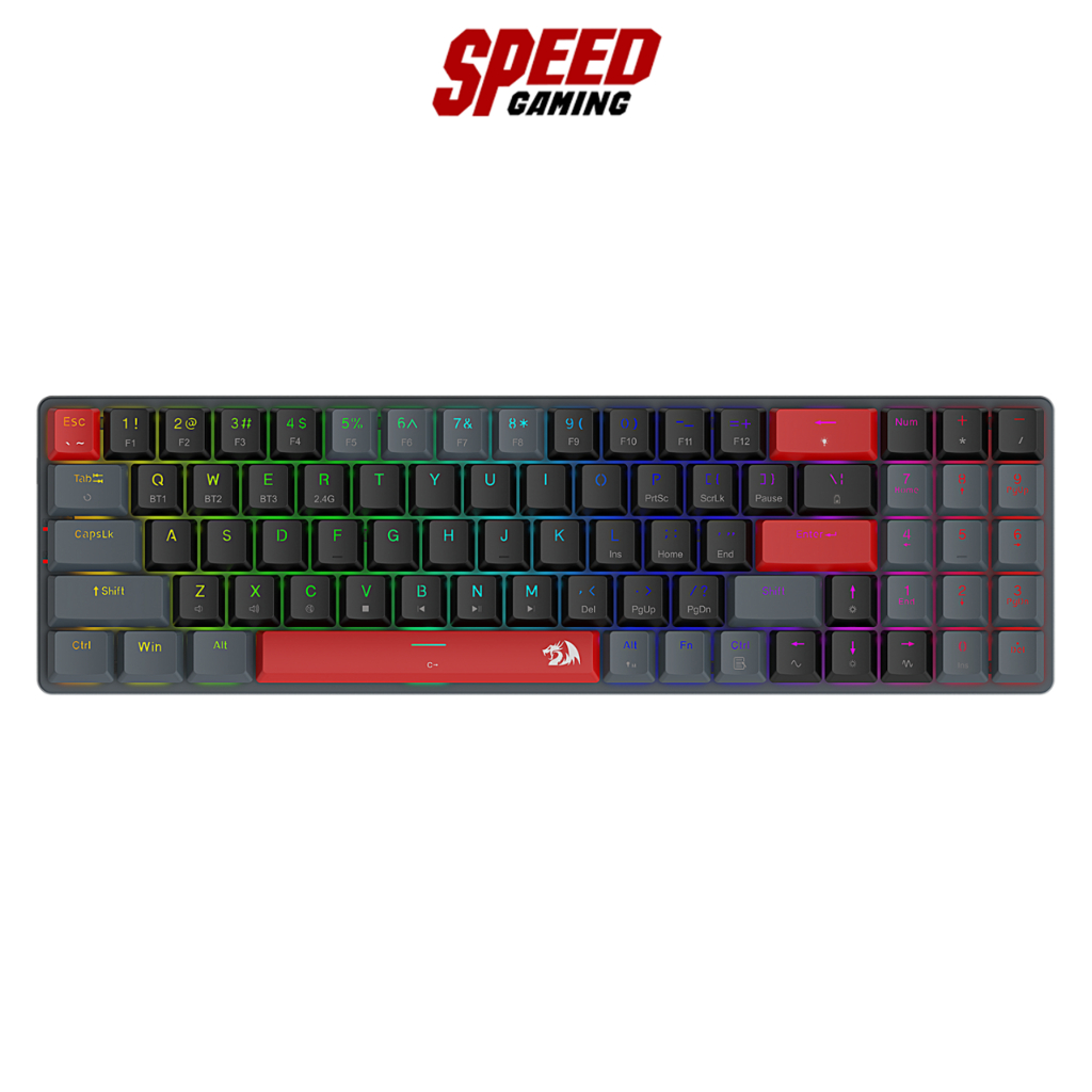 REDDRAGON K626 RBG 75% Brown Switch Wireless Mechanical KEYBOARD ...