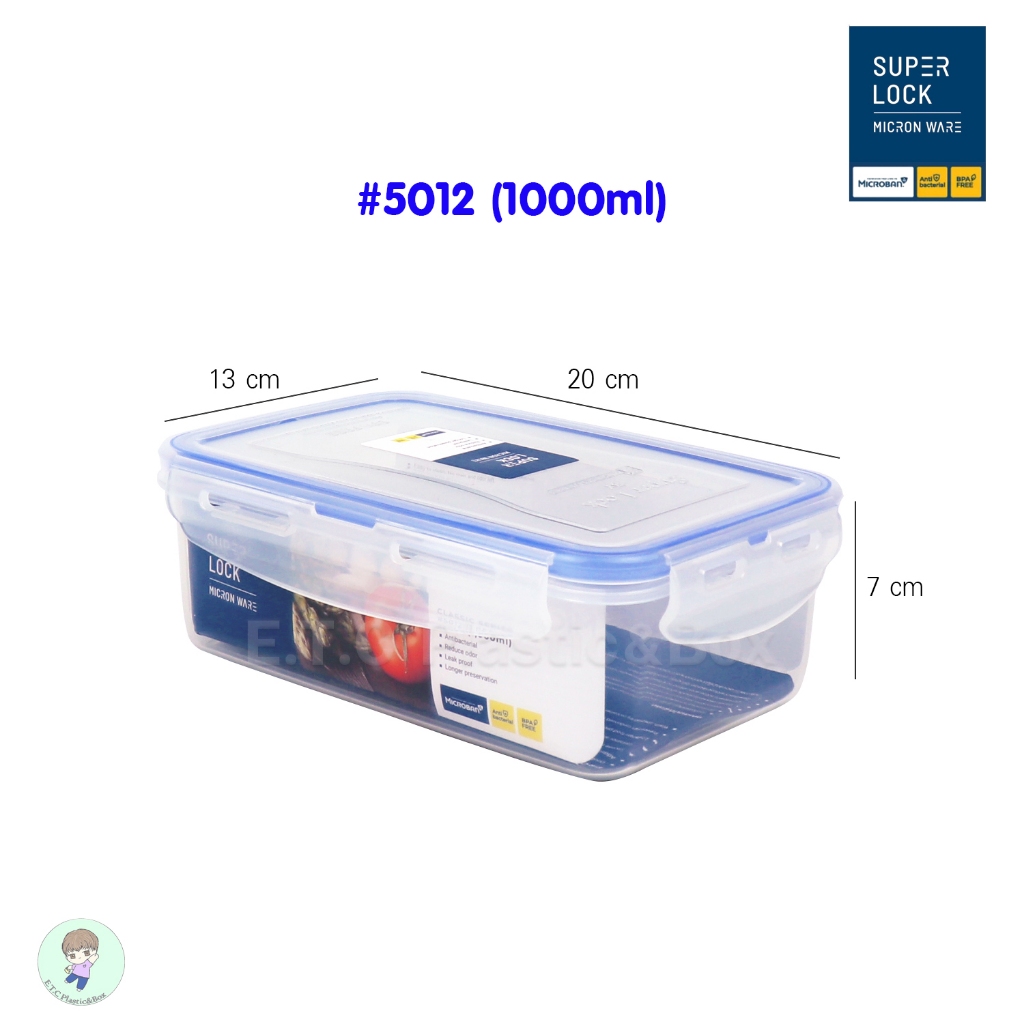 SuperLock ของแท้ 100% กล่องใส่อาหาร กล่องถนอมอาหาร กล่องสูญญากาศ ปราศจากสารก่อมะเร็ง เข้า ...