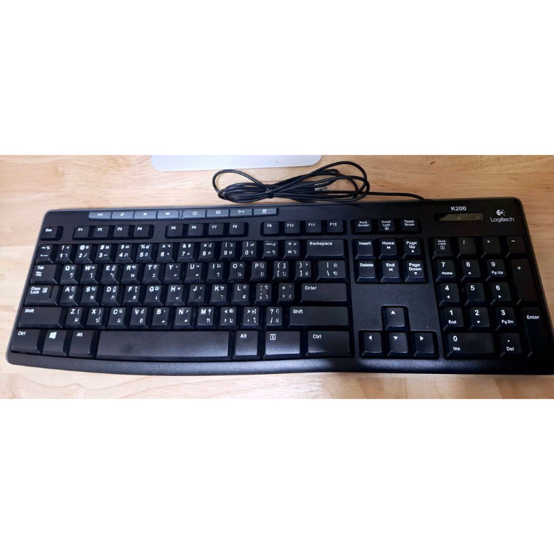 LOGITECH K200 Media Keyboard มือสองงานสวย ของแม่ค้าเองถนอมมากคร่า ...