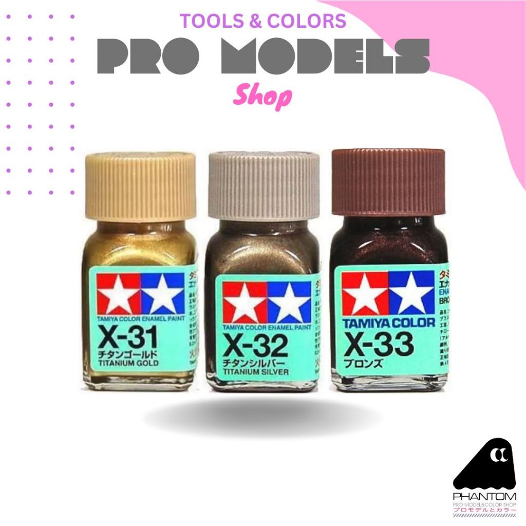 TAMIYA X31 X32 X33 สีสูตรน้ำมัน Enamel 10 ml | Shopee Thailand