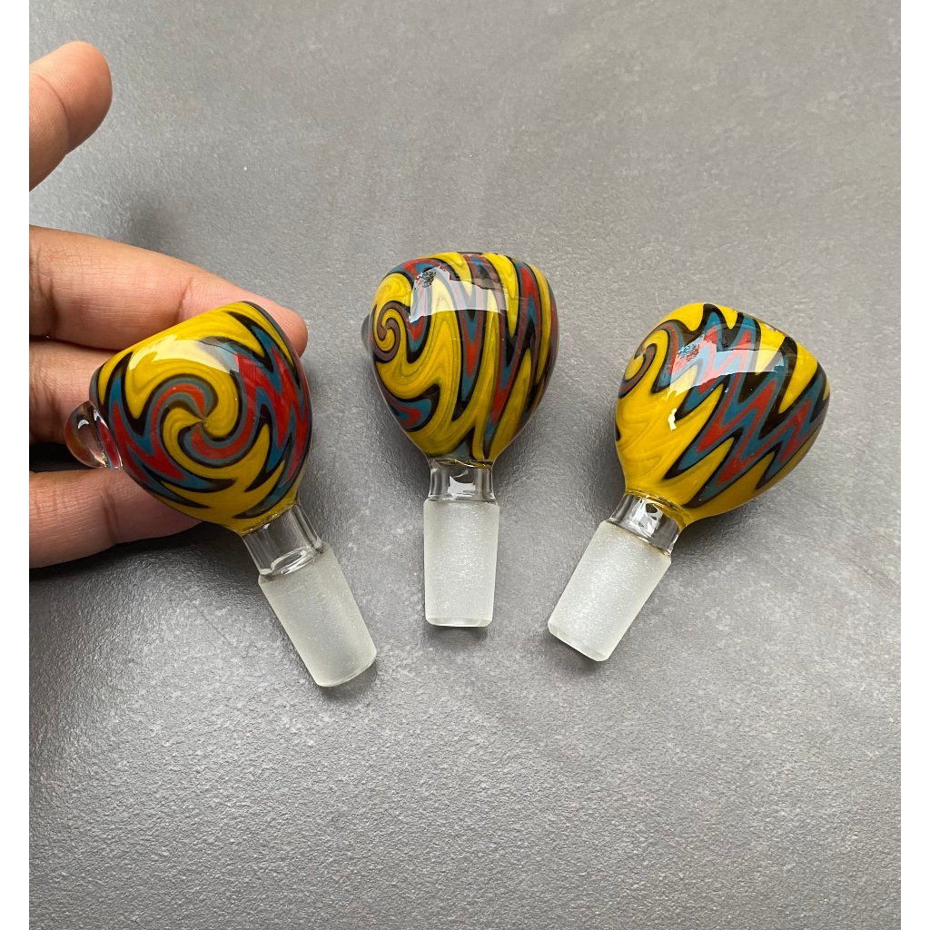 คัพสีงานแฮนด์เมดลาย wig wag 14.5mm cup | Shopee Thailand