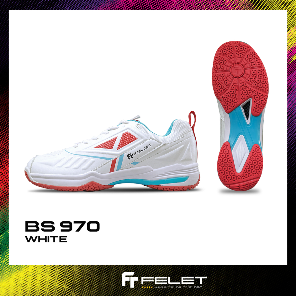 FELET รองเท้าแบดมินตัน รุ่น BS970 WH | Shopee Thailand