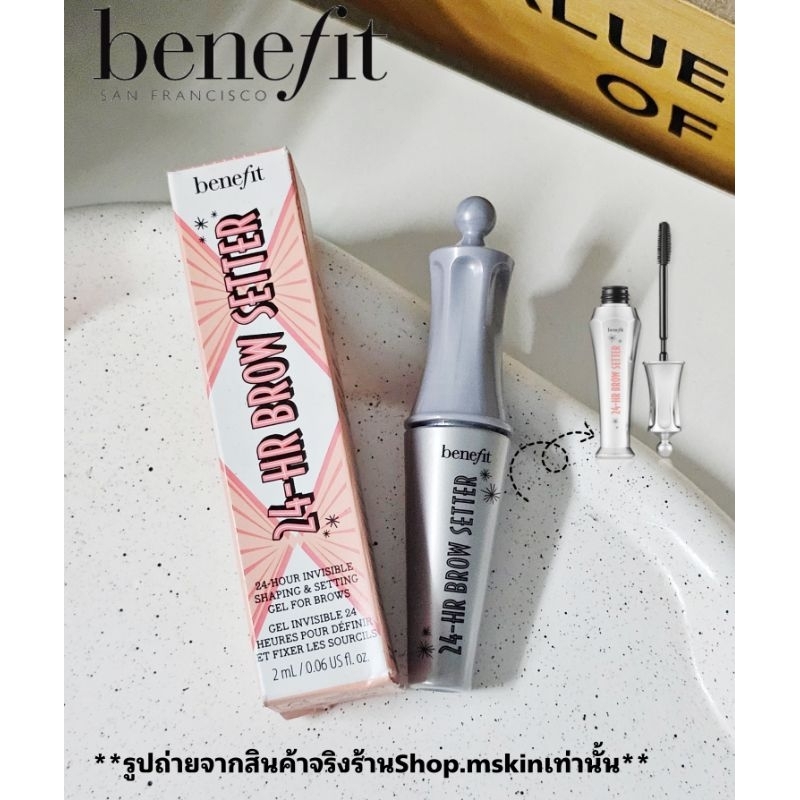 เจลเซ็ตทรงคิ้ว BENEFIT 24-Hour Brow Setter Clear Brow Gel 2ml. | Shopee ...