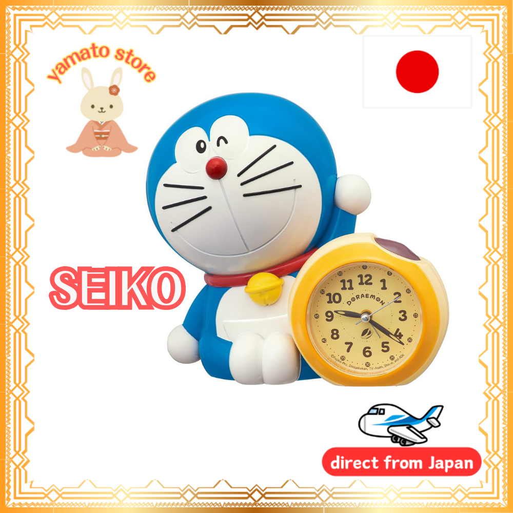 Seiko clock desktop clock alarm clock talking alarm Doraemon JF383A ...