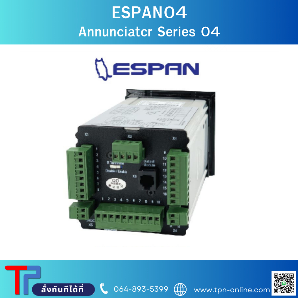 Annunciator Series 04 ESPAN04 อุปกรณ์แจ้งเตือนภายในตู้ไฟฟ้า | Shopee Thailand