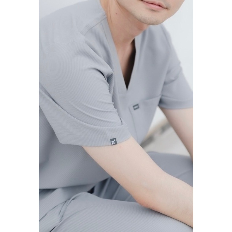 REKA SCRUBS - สี Grey Matter - MOTIF (ชุดสครับแพทย์ พยาบาล พร้อมปักชื่อ ...