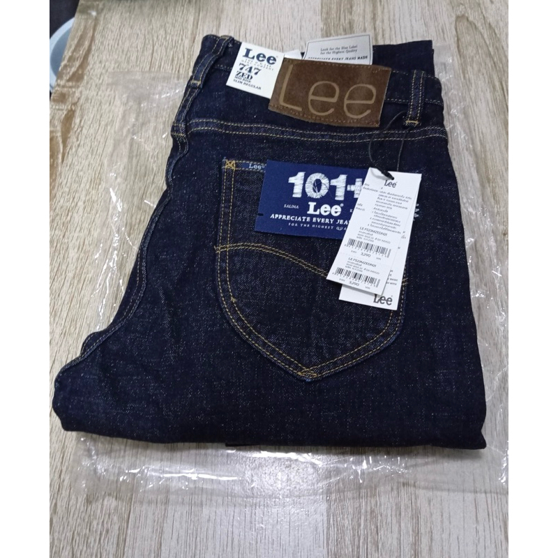 กางเกงยีนส์ Lee 101+ รุ่น 747 Zed ริมน้ำเงิน | Shopee Thailand