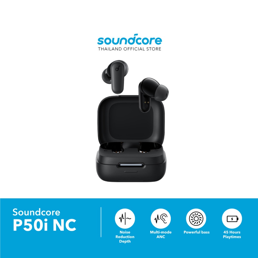 Soundcore R50i NC หูฟังบลูทูธ True Wireless Bluetooth หูฟังไร้สาย ...