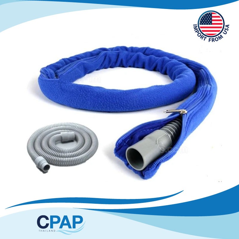 Zippered CPAP Tubing Wrap ปลอกหุ้มท่อ CPAP ผ้าไนลอน หนานุ่ม พร้อมซิป ...