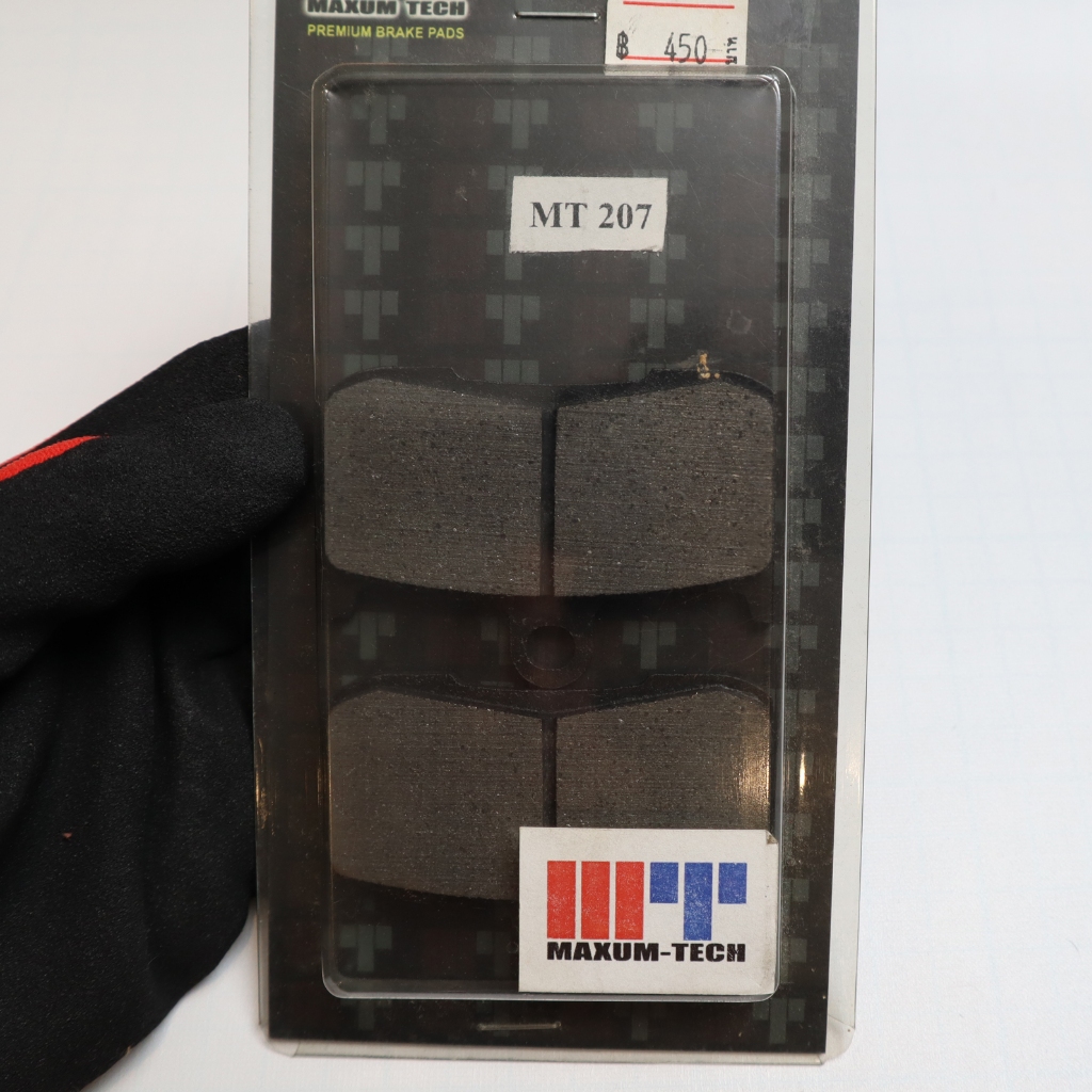 MAXUM TECH ผ้าเบรค Nissin 4 pot ปั้ม Nissin ใส่ได้หลายรุ่น MT-207 ...