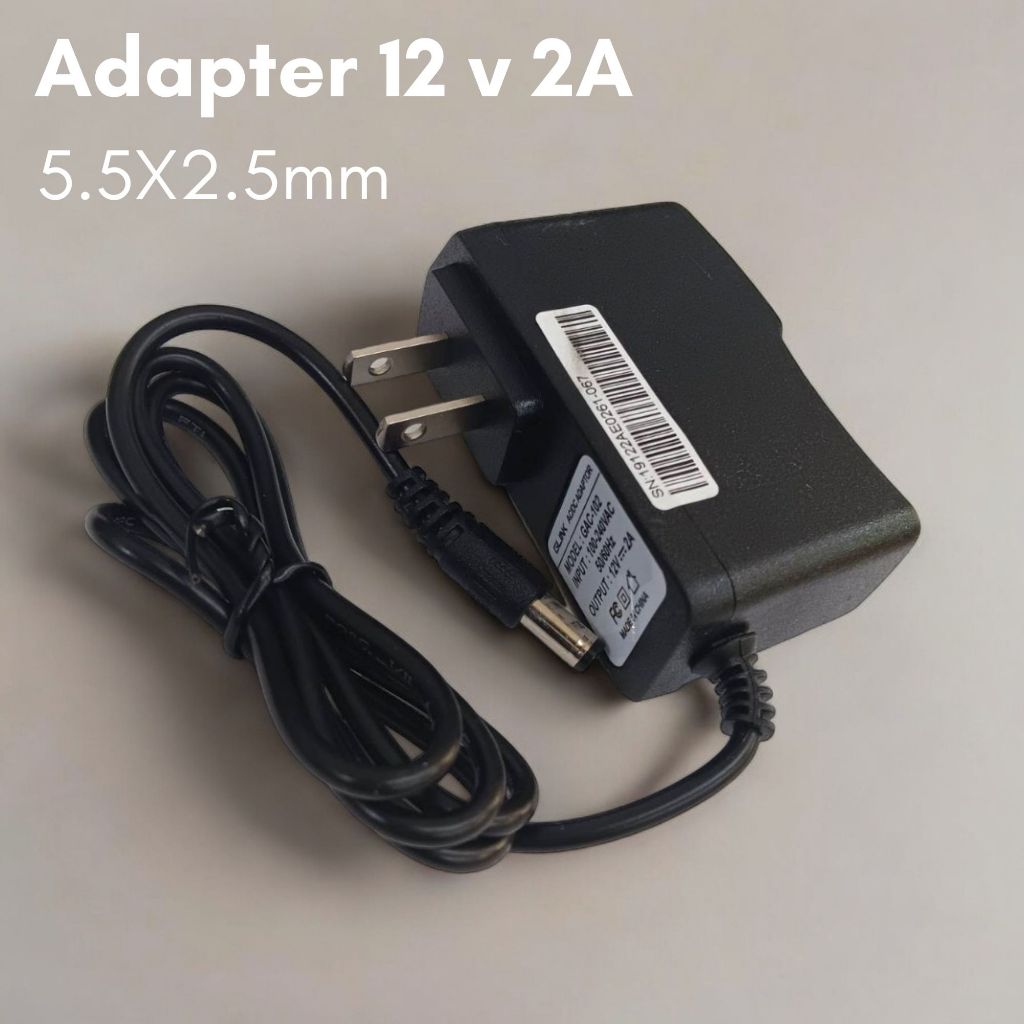 Adapter 12V 2A ขนาดหัว 2.5X5.5 mm หม้อแปลงไฟ 12V 2A /อะเดปเตอร์แปลงไฟ 12v 2A | Shopee Thailand
