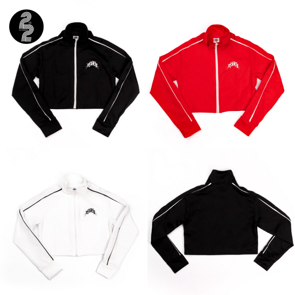 (พร้อมส่ง) OC022 22 rockstar Jacket Crop เสื้อแจ็คเก็ตทรงสปอตโครตเท่งา ...