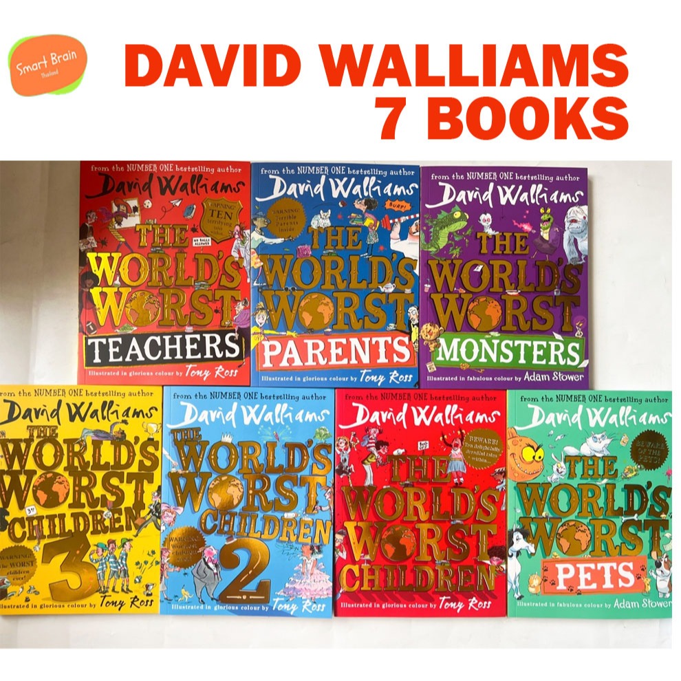 *ส่งทุกวัน* ชุดหนังสือภาษาอังกฤษจากนักเขียนชื่อดัง DAVID WALLIAMS: The ...